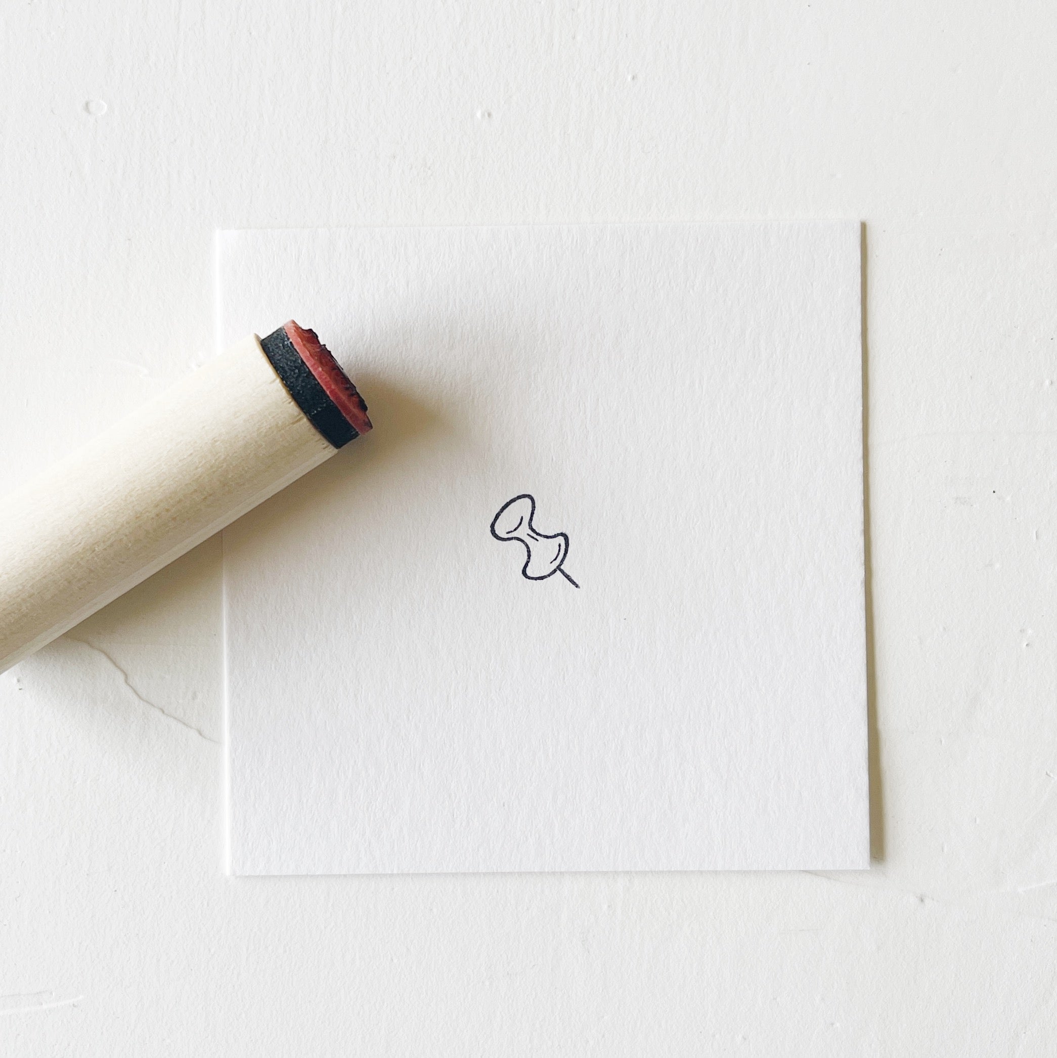 Mini Rubber Stamp - Push Pin – Print Smitten Paper Co